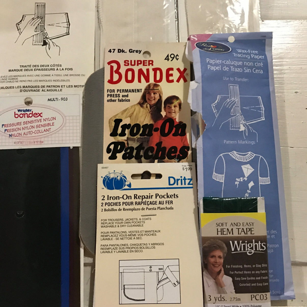 Tracing Paper/Patches Bundle – thelittleblackbarn
